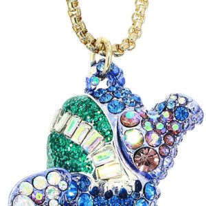 Betsey Johnson Elephant Long Pendant Necklace