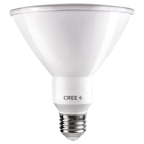 Cree Lighting Exceptional Series PAR38 Bulb, 3000K Dimmable LED Bulb, 120W + 1200 Lumens, Bright White, 1 Pack