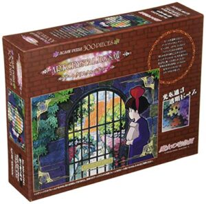 studio ghibli via bluefin ensky kiki's delivery service on delivery artcrystal jigsaw puzzle (300-ac041) - official studio ghibli merchandise