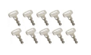 automotive authority llc yamaha g14, g16, g19, g22, g29 j17-82511-20 gas/electric golf cart replacement ignition keys (10)