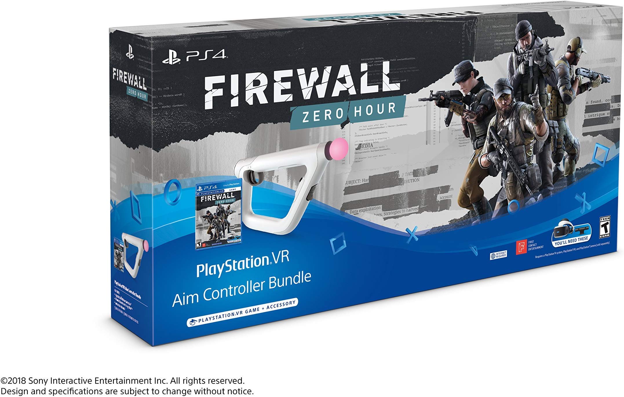 PlayStation VR Aim Controller - Firewall Zero Hour Bundle - PSVR - PlayStation 4