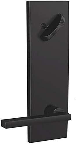 Schlage Custom FCT59LAT622CEN Century by Latitude Hanldeset, Matte Black