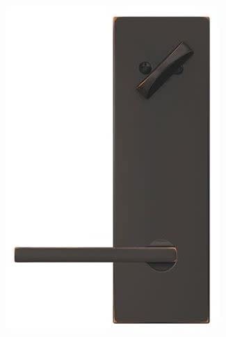 Schlage Custom FCT59LAT622CEN Century by Latitude Hanldeset, Matte Black