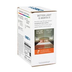 Cree Lighting Exceptional Series A21 Bulb, 2700K Non-Dimmable LED Bulb, 40/60/100W + 1420 Lumens, Soft White, 1 Pack (TA21-15027MDFH25-12WE26-1-11006S-D)