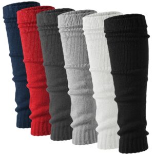 debra weitzner women leg warmers knitted assorted boot socks winter 6 pairs