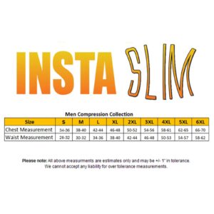 Insta Slim Mens Compression Sleeveless V Neck Muscle Shirt- Slimming Body Shaper Undershirt(Large, White)