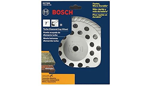 BOSCH DC730S 7 In. Turbo Diamond Cup Wheel with 5/8"-11 Hub