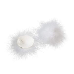 Naimo 4 Pairs Womens Sexy Feather Rave Pasties Adhesive Breast Petal Pasty