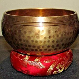 Hand Hammered 7 Metal Tibetan Meditation Singing Bowl 4.75"