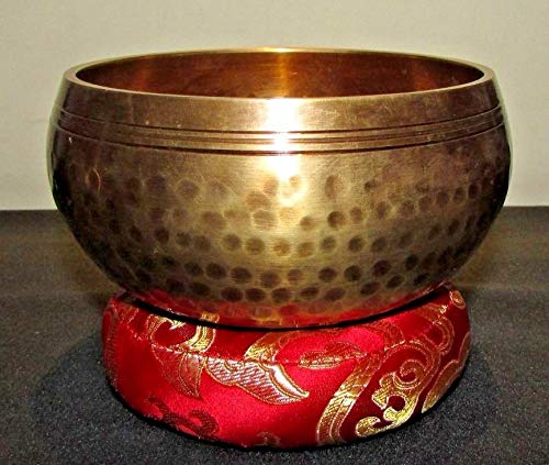 Hand Hammered 7 Metal Tibetan Meditation Singing Bowl 4.75"