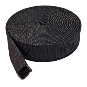 electriduct 1" nylon protective hose sleeve - 25 feet - black