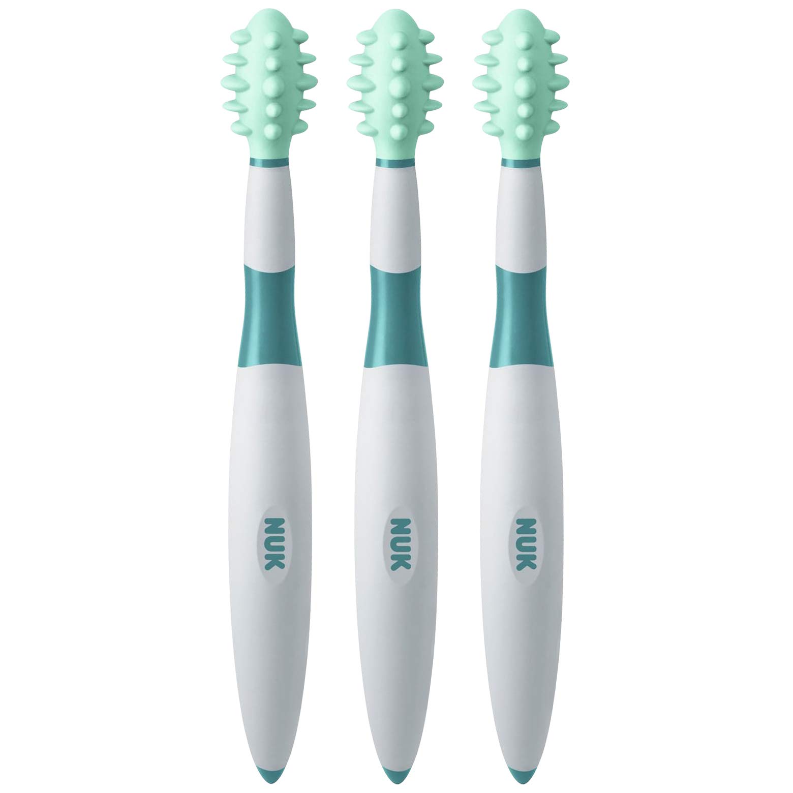 NUK Adult Toothbrush, 3 Count, Battery Powered