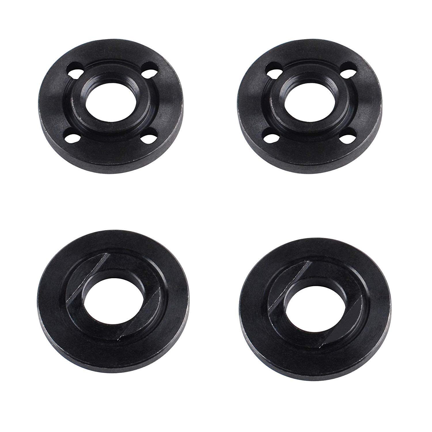 Ketofa Angle Grinder Flange Nut for Dewalt Ryobi Milwaukee Black & Decker Metal Inner Outer Flange Nut 224399-1 193465-4 224568-4 Parts (2 Set)