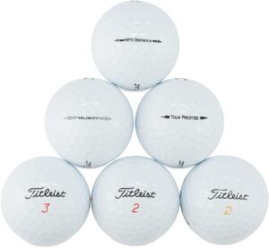 titleist 50 mix near mint aaaa used golf balls