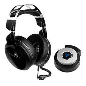 turtle beach elite pro 2 + superamp performance gaming headset for ps5, ps4, playstation, pc, & mobile devices with bluetooth - surround sound, 50mm speakers, memory foam cushions - black