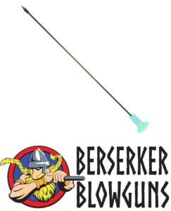 berserker blowguns .40 cal glow in the dark 5" pro length spearhead blowgun darts from