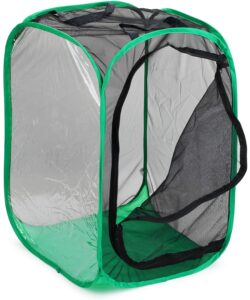 restcloud 36" large monarch butterfly habitat, giant collapsible insect mesh cage terrarium pop-up 24 x 24 x 36 inches