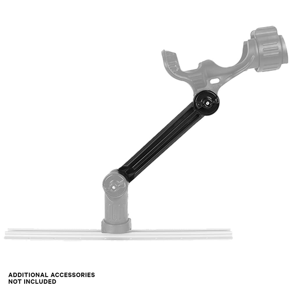 YakAttack 8" Extension Arm for LockNLoad Track Mounted Accessories - Fits Rod Holders, Fish Finder Mounts and More