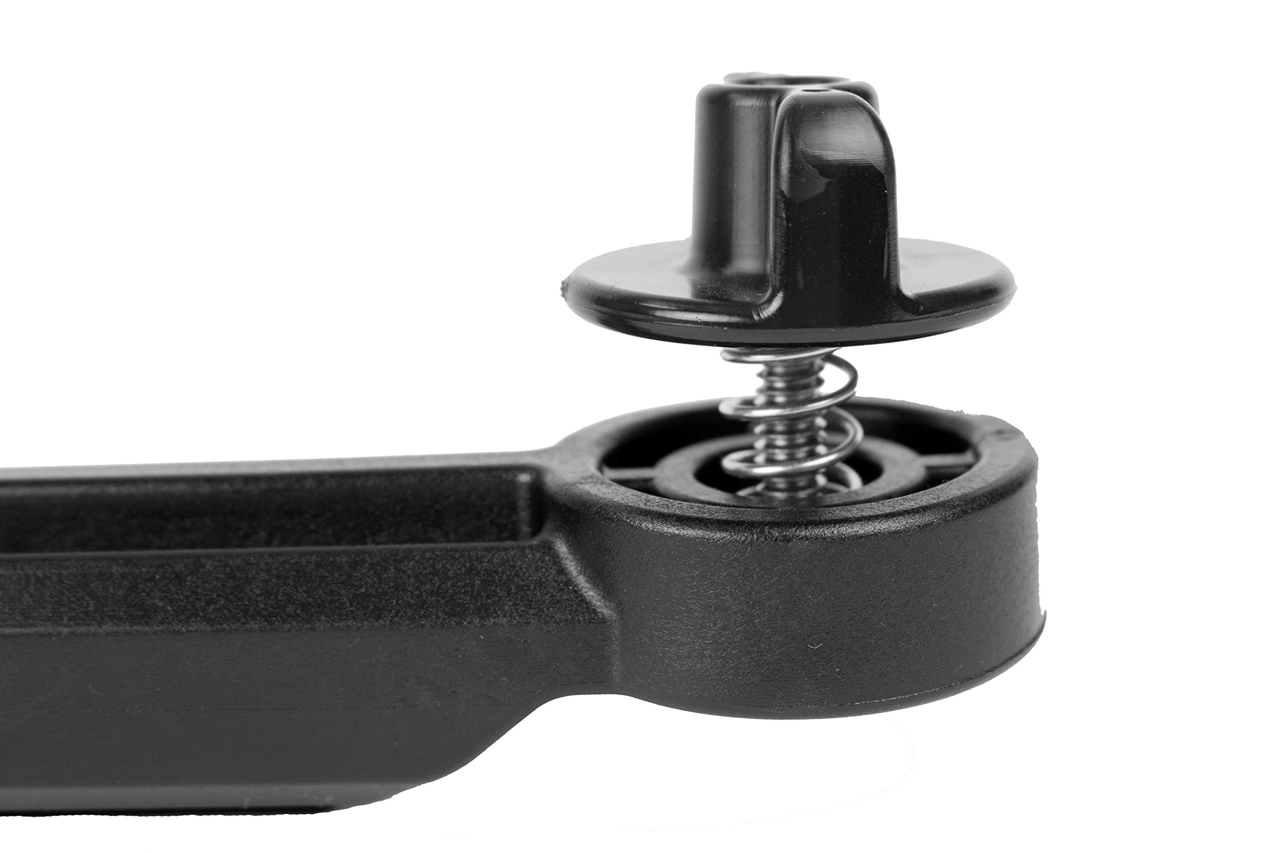 YakAttack 8" Extension Arm for LockNLoad Track Mounted Accessories - Fits Rod Holders, Fish Finder Mounts and More