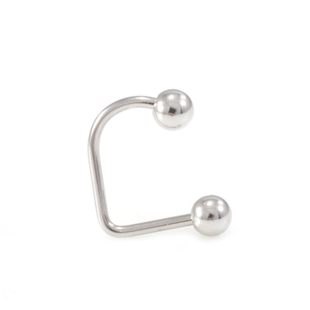 316L Surgical Steel 16G Lip Monroe Medusa Hoop Ring Ball Lippy Loop Labret Stud U Shaped Lip Rings Piercing Jewelry