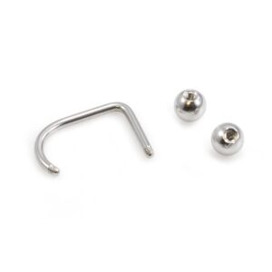 316L Surgical Steel 16G Lip Monroe Medusa Hoop Ring Ball Lippy Loop Labret Stud U Shaped Lip Rings Piercing Jewelry