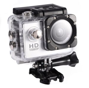 fosa 1080p action camera ultra hd underwater camera, 30 meters waterproof 90 degree wide angle outdoor sports cam kit with waterproof housing case, mini dv camcorder buildin rechargeable battery