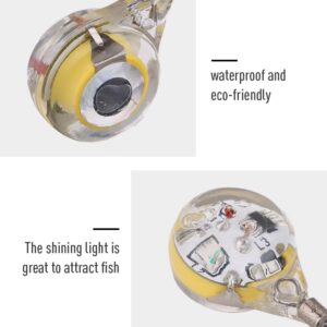 Deep Drop LED Fishing Light,3PCS LED Fishing Lures Bait Light Fish Flash Light Lamp Underwater Luminous Lures Bait Fishing Tackle (Multicolor)