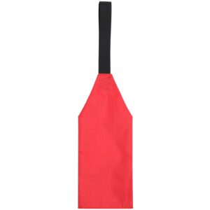 lixada red safety travel flag for kayak canoes sup towing warning flag with webbing (1 pcs)