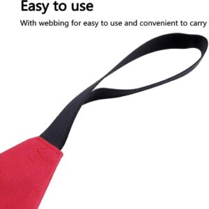 Lixada Red Safety Travel Flag for Kayak Canoes SUP Towing Warning Flag with Webbing (1 PCS)