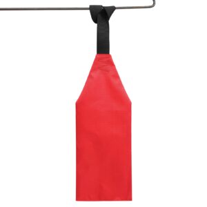 Lixada Red Safety Travel Flag for Kayak Canoes SUP Towing Warning Flag with Webbing (1 PCS)