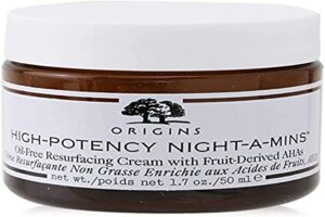 origins high-potency night-a-mins oil-free resurfacing cream, 1.7-oz.