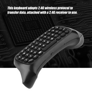 Mini Keyboard for Xbox One, 2.4G Receiver Chatpad Message Game Controller Keyboard for Xbox One, Black