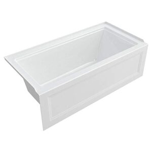 american standard 2545202.020 town square s 60"x30" bathtub-left drain in white