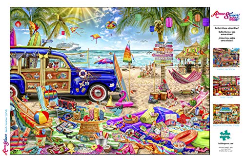 Buffalo Games - Aimee Stewart - Beach Vacation - 1000 Piece Jigsaw Puzzle