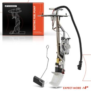 A-Premium Electric Fuel Pump Assembly with Sending Unit Compatible with Ford F50, F-250, 1997 1998, 4.2L 4.6L 5.4L, 139" 157" Wheelbase, Replace# F65Z9A407AB