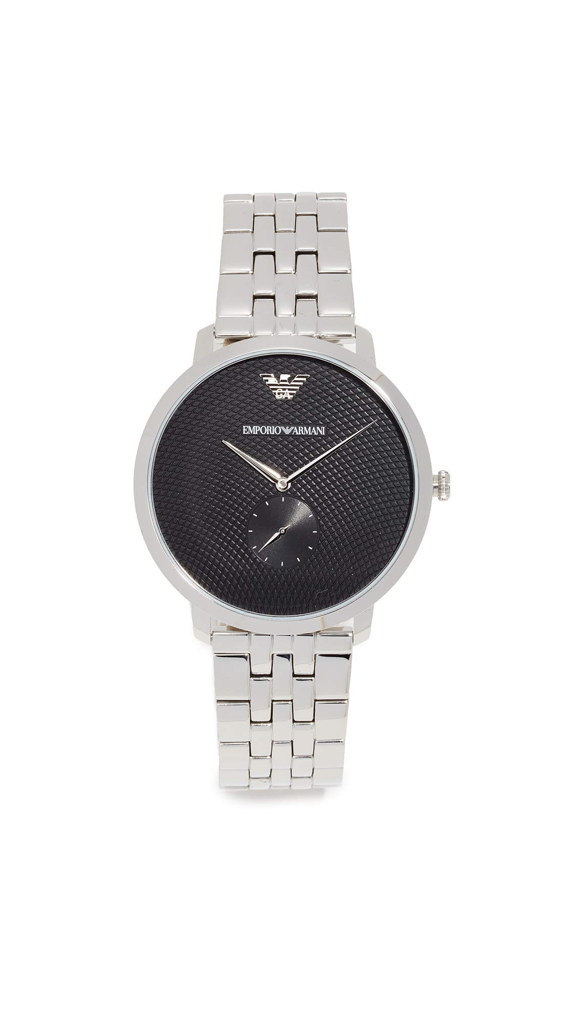 Emporio Armani Men's AR11161 Modern Slim Analog Display Quartz Silver Watch