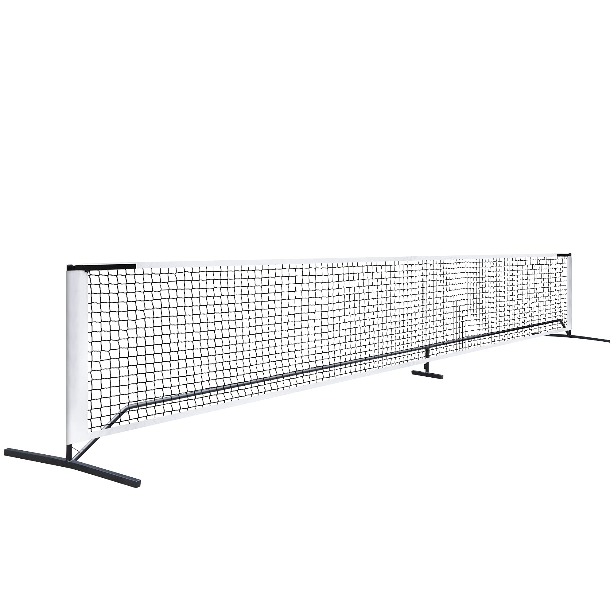 JupiterForce Pickball Net for Driveway, Portable Pickleball Net System Set with Stable Metal Frame and Regulation Size Net for Outdoor Indoor Game, with Carrying Bag