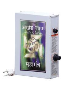 sri krishna culture 40 in 1 hindu mantra chanting box playing continuous chants speaker- 40 mantra jaap meditation-direct plug & play (110 volts)