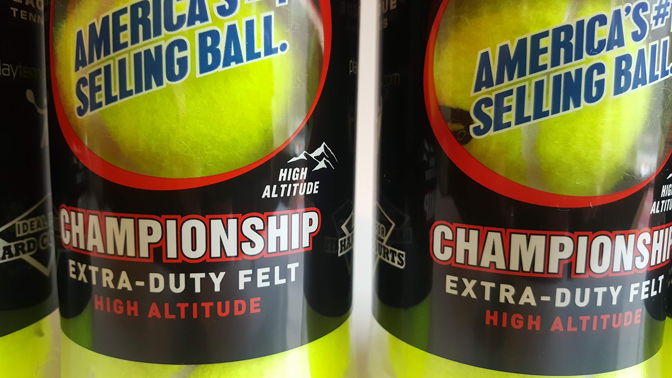 Penn High Altitude Tennis Balls Championship – 6 Pack 18 Balls Yellow - USTA & ITF Approved - Official Ball of The United States Tennis Association Leagues - Natural Rubber for consistent Play