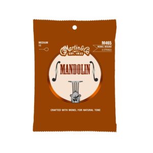 martin mandolin monel wound 8-strings, medium (m465) med