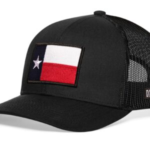 HAKA State Flag Series Trucker Hat for Men & Women, Adjustable Baseball Hat, Golf Hat Snapback Black