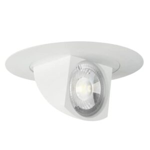 feit electric 5-6 inch adjustable scoop recessed led downlight, 3000k bright white, dimmable, 75w equivalent, 45 year life, 850 lumen, high cri, ledr56scp/930ca/sp