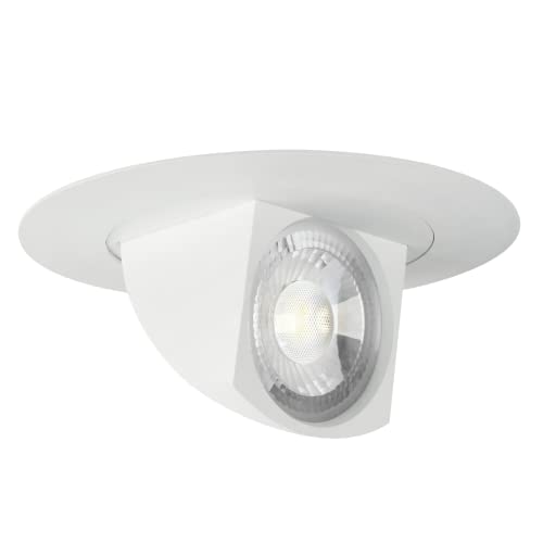 Feit Electric 5-6 inch Adjustable Scoop Recessed LED Downlight, 3000K Bright White, Dimmable, 75W Equivalent, 45 Year Life, 850 Lumen, High CRI, LEDR56SCP/930CA/SP