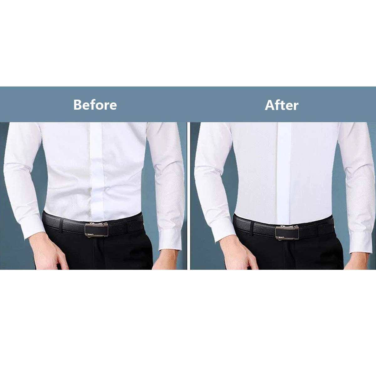 SWISSELITE Shirt Stays for Men-Adjustable Elastic Shirt Garters Holder with Locking (Shirt Stays-Y Style)