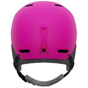 Giro Crue Kids Ski Helmet - Snowboard Helmet for Youth, Boys & Girls - Matte Bright Pink - S (52-55.5 cm)