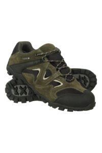 mountain warehouse curlew mens waterproof hiking shoes - lightweight khaki 11 m us men