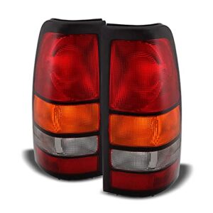 acanii - for 2004-2006 gmc sierra 1500 2500 3500 truck tail lights lamps 04 05 06 left+right