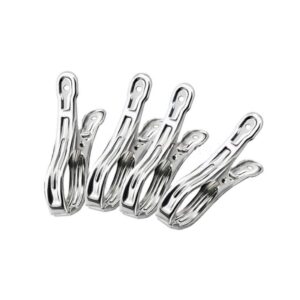 fommen metal clothespins,row cover clips 20 pack 3.5 inch stainless steel pool towel clips,chair clips for beach towels,garden clips，greenhouse clamps：quilts, blankets from blow away or decline