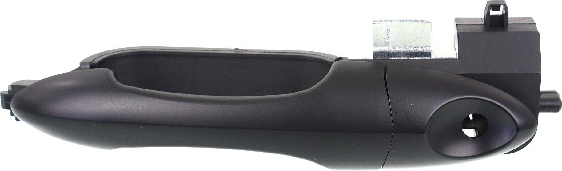 Garage-Pro Front Driver Side Exterior Door Handle Compatible with 2000-2007 Ford Focus Smooth Black with Key Hole