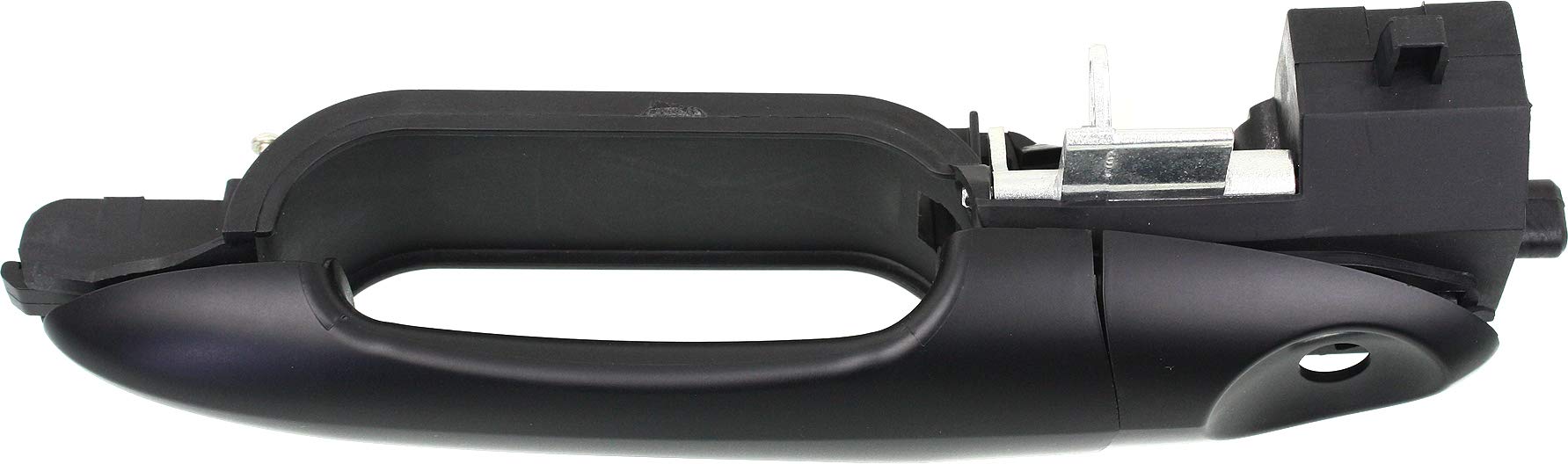 Garage-Pro Front Driver Side Exterior Door Handle Compatible with 2000-2007 Ford Focus Smooth Black with Key Hole